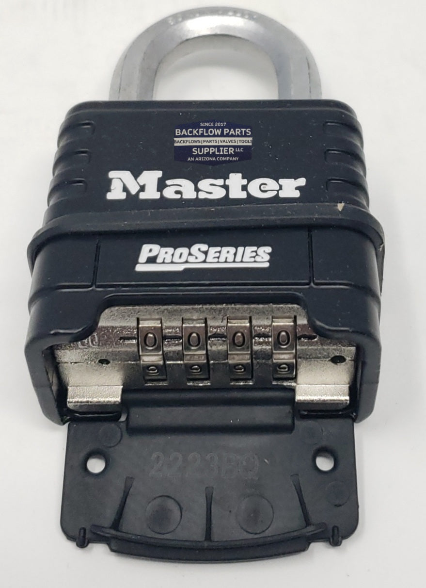 HDComboLock Master Lock 1178 Pro Series Die Cast Resettable Padlock ...